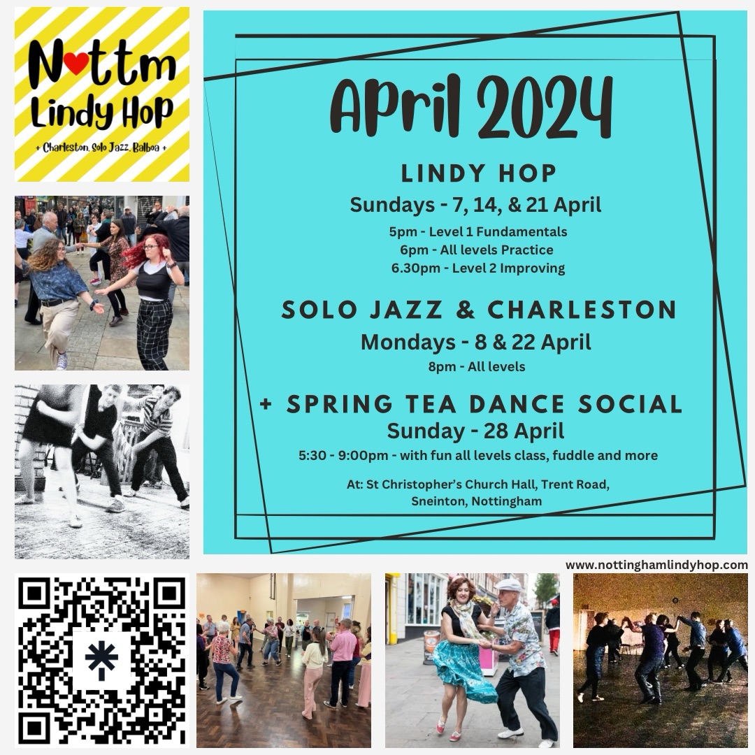 APR 24 – New Teaching Block and Spring Social Dance | Nottingham Lindy Hop